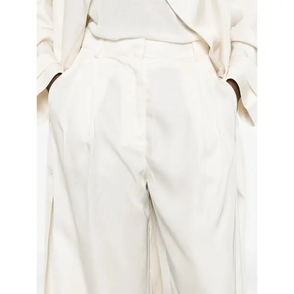 THE FRANKIE SHOP Pleated Wide-leg Trousers