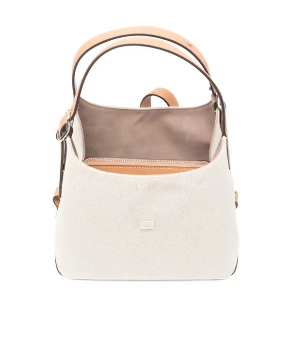 Kate Spade New York Canvas Tote Bag With Leather Trim