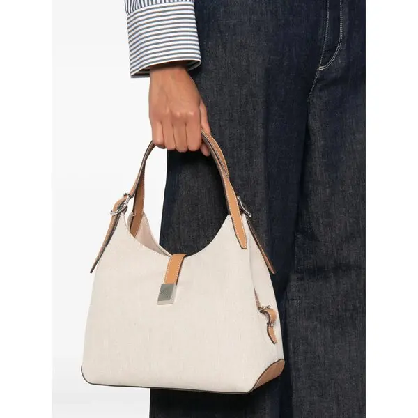Kate Spade New York Canvas Tote Bag With Leather Trim
