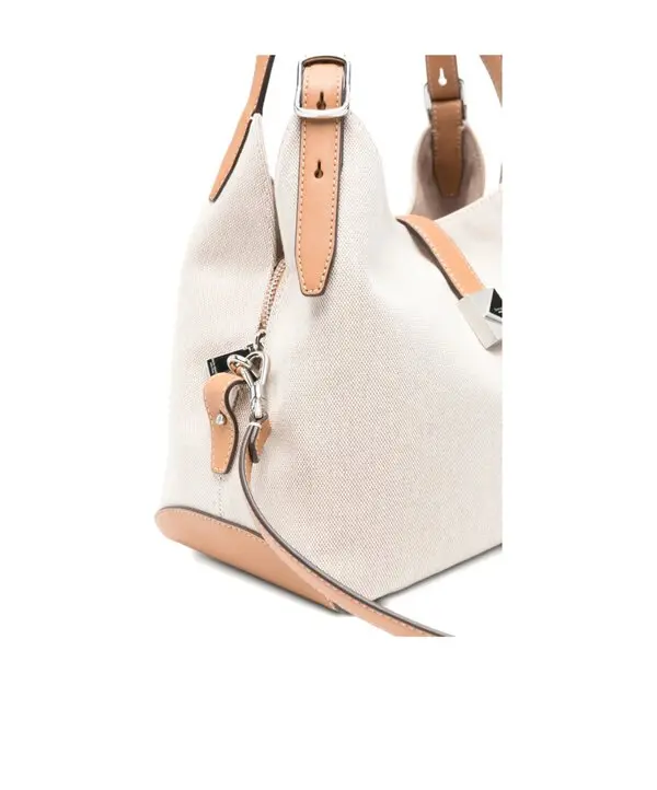 Kate Spade New York Canvas Tote Bag With Leather Trim