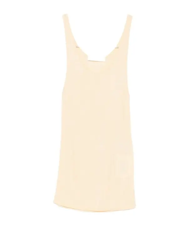 THE FRANKIE SHOP Crew Neck Vest - Nude