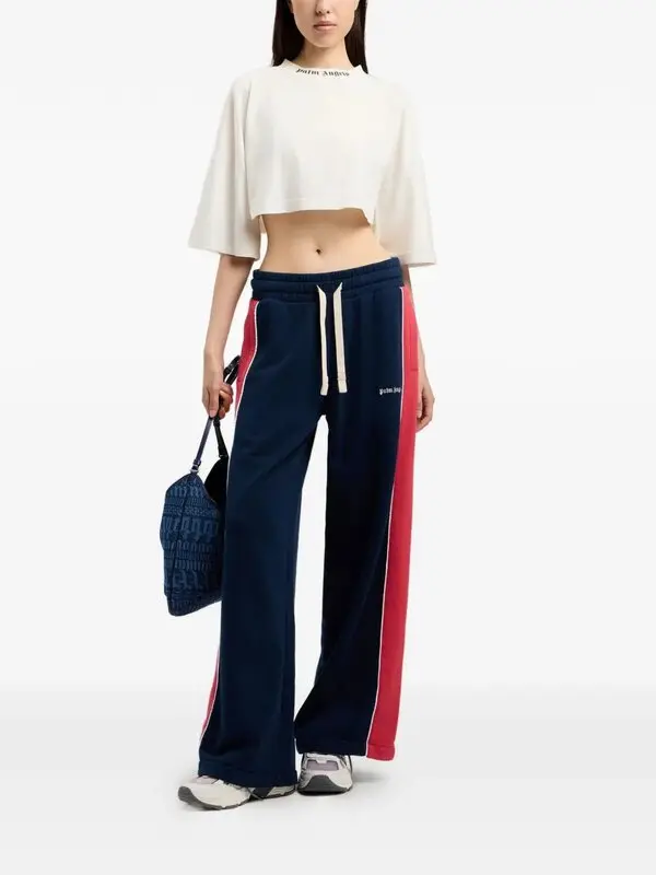 Palm Angels Classic Logo Wide-leg Track Pants