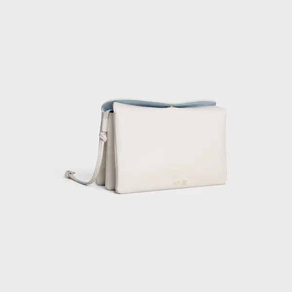 Celine Trio Flap In Smooth Lambskin