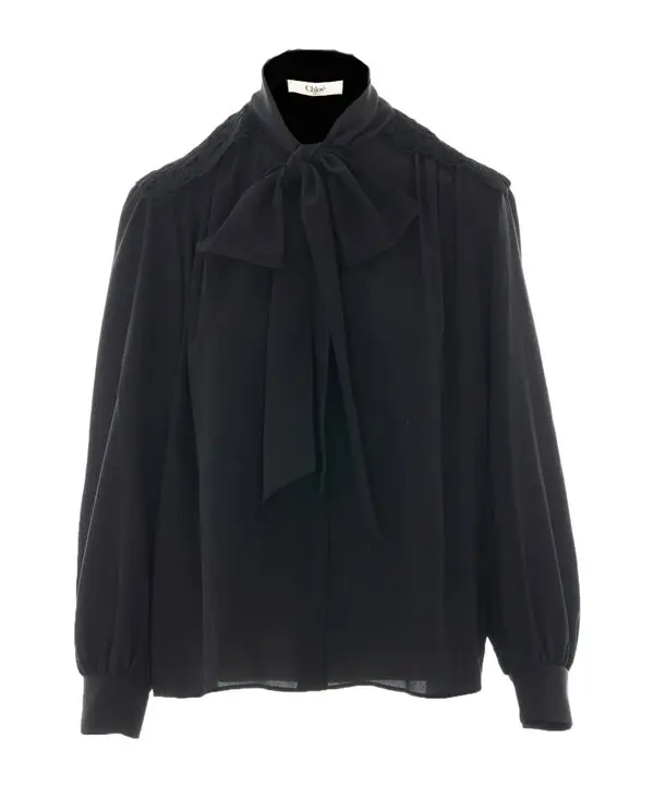 Chloé Long-sleeved Shirt - Black