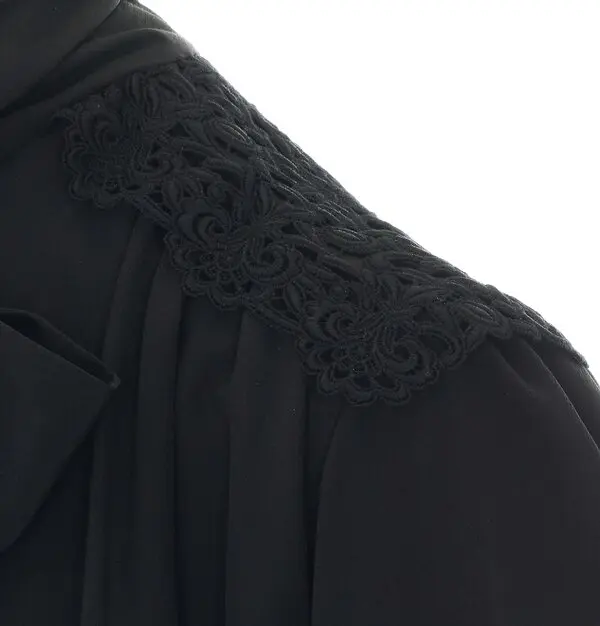 Chloé Long Sleeve Tie Neck Shirt