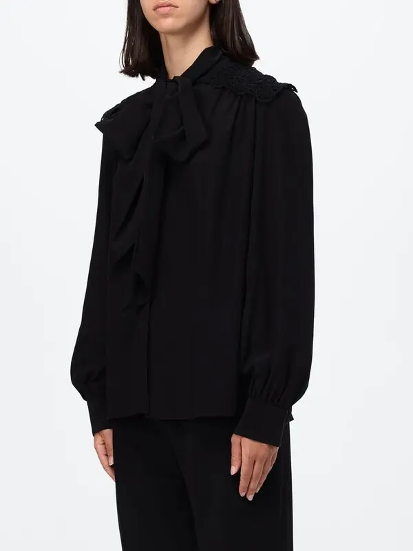 Chloé Bow Detail Long-sleeved Top - No