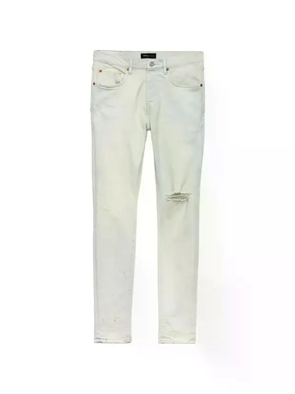 PURPLE BRAND P001 Knee Slit Jeans - Blue