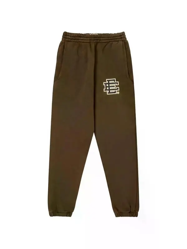 ERIC EMANUEL Logo-print Track Pants - Brown