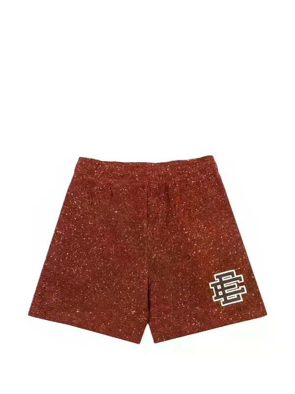 ERIC EMANUEL Bouclé Logo Shorts