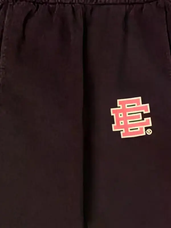 ERIC EMANUEL Logo-print Track Pants - Brown