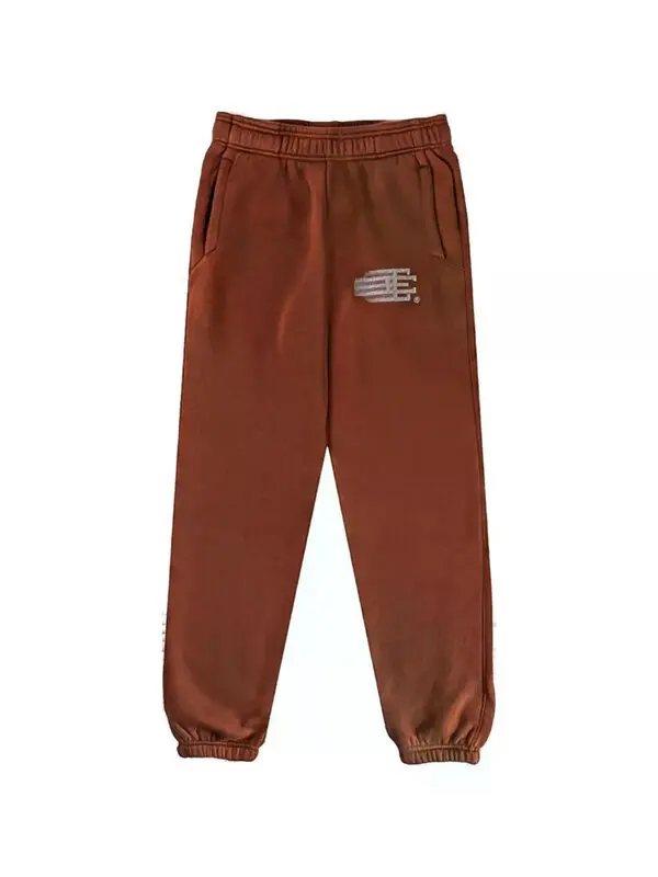 ERIC EMANUEL Logo-print Track Pants - Brown