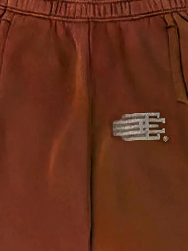 ERIC EMANUEL Logo-print Track Pants - Brown