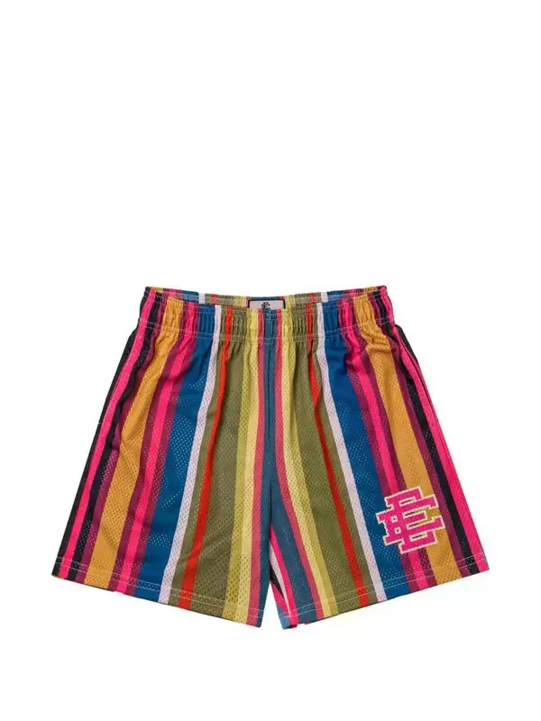 ERIC EMANUEL Striped Track Shorts