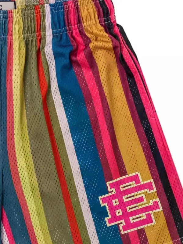 ERIC EMANUEL Striped Track Shorts