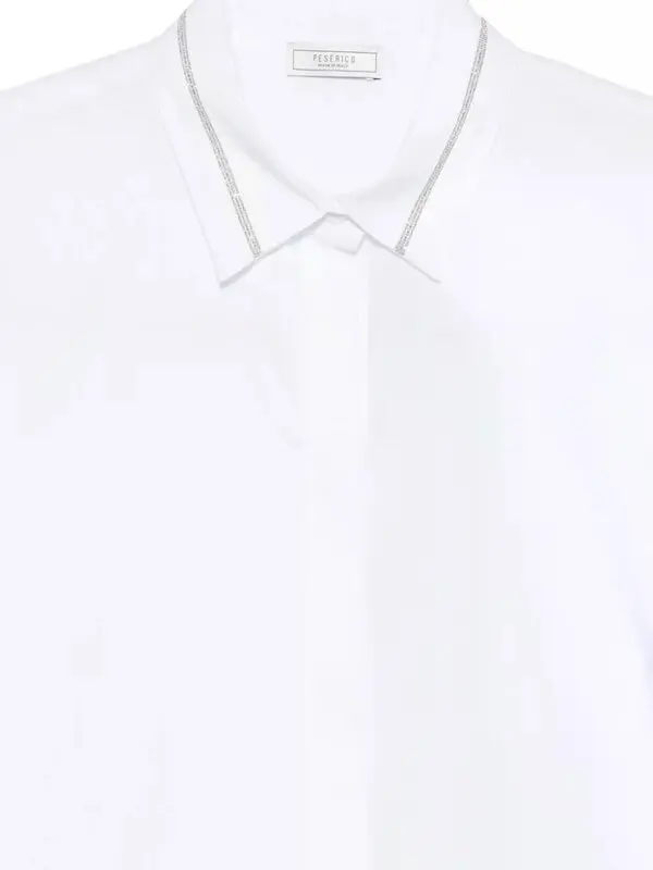 Peserico Bead-trim Long-sleeve Shirt