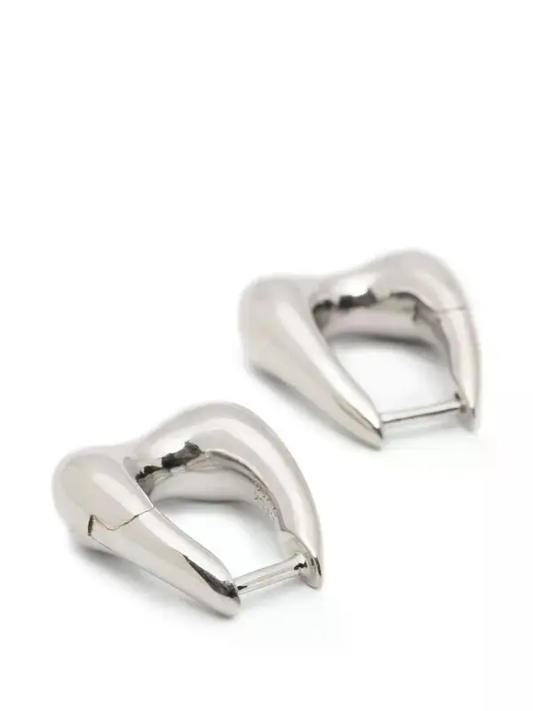 MARIA BLACK Satchel Bend Huggie Earrings