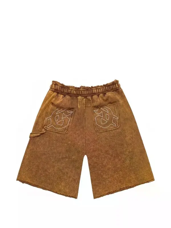 GODSPEED Distressed Carpenter Shorts - Brown