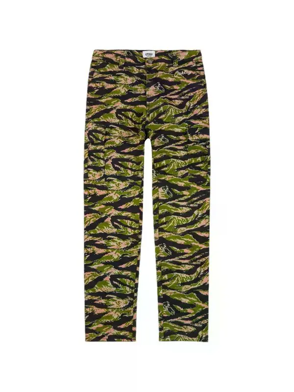 Oakley Camouflage-print Tailored Trousers - Black