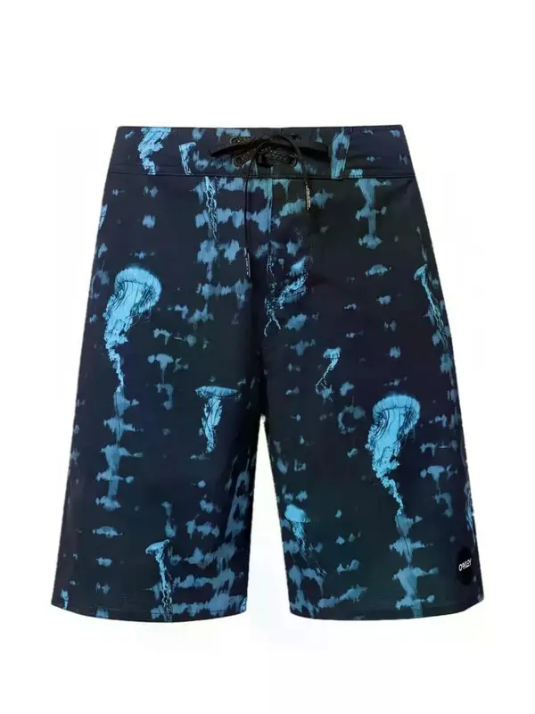 Oakley Jellyfish Print Shorts - Blue
