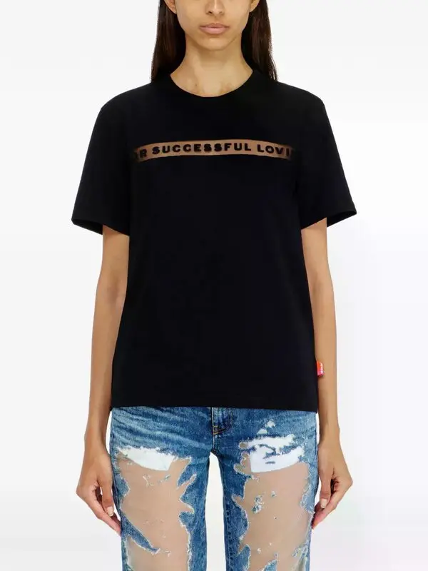 DIESEL® Sheer Panel Logo T-shirt