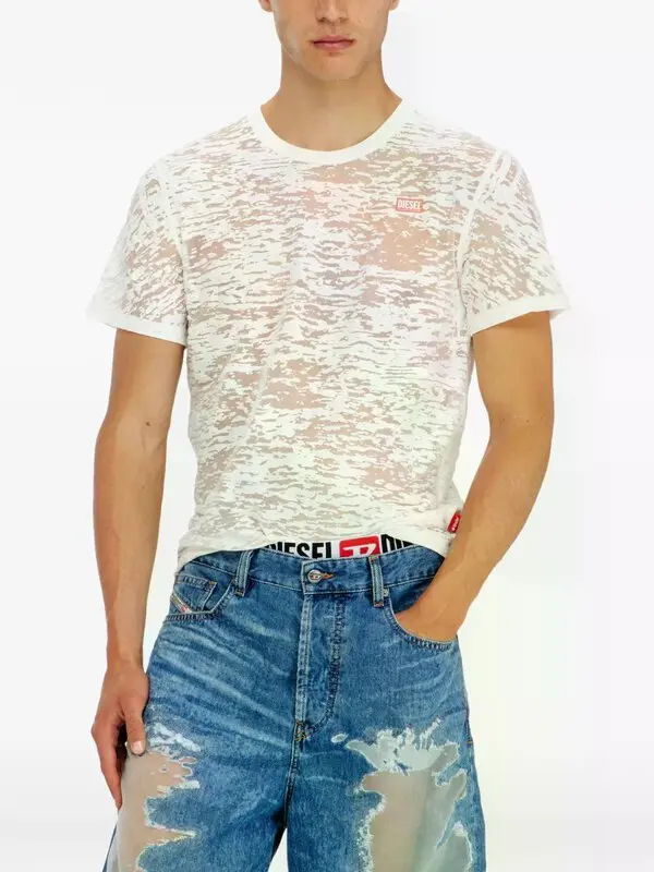 DIESEL® X Tinder Burnout-effect Logo T-shirt