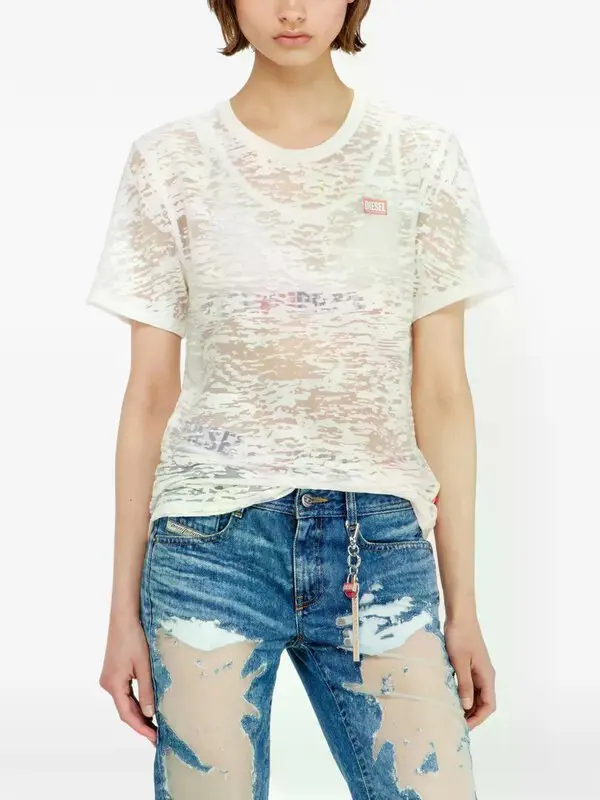 DIESEL® X Tinder Burnout-effect Logo T-shirt