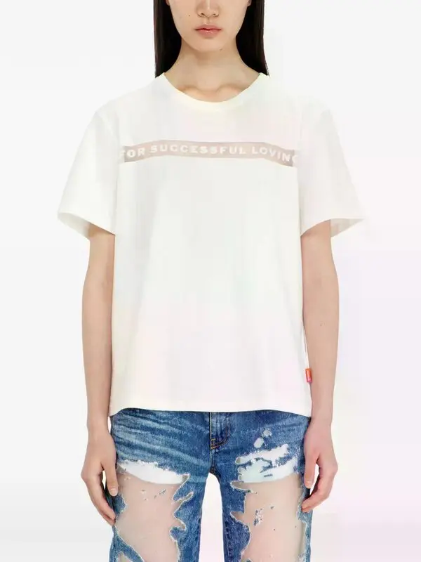 DIESEL® Slogan Print T-shirt