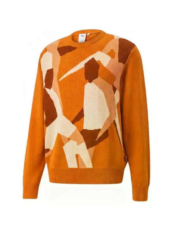 PUMA Players Lounge Intarsia-knit Sweater