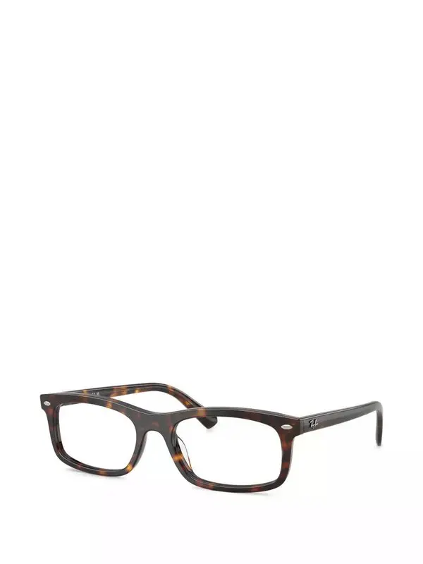 Ray-ban Tortoiseshell-effect Rectangle-frame Glasses