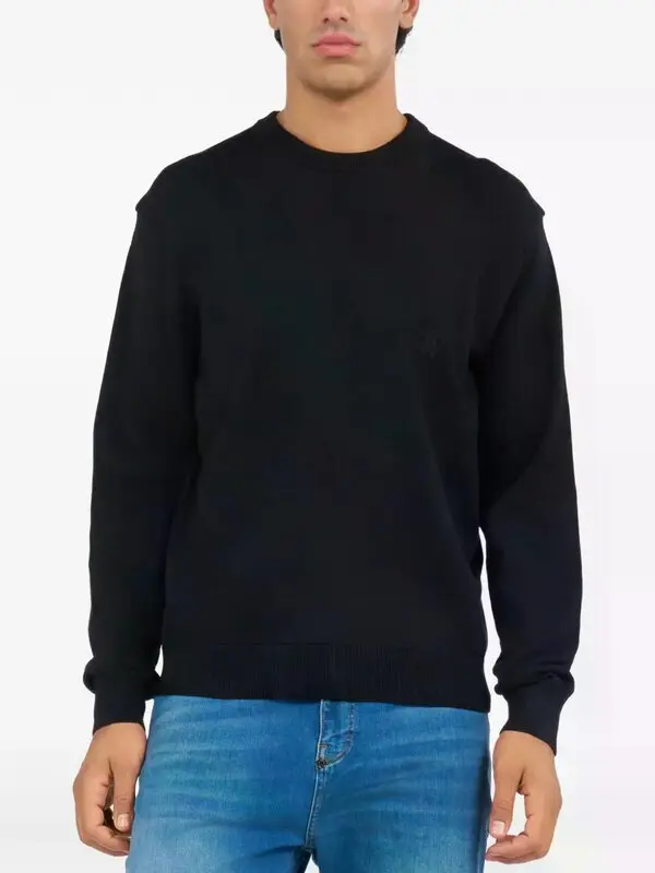 Roberto Cavalli Monogram Embroidered Sweater