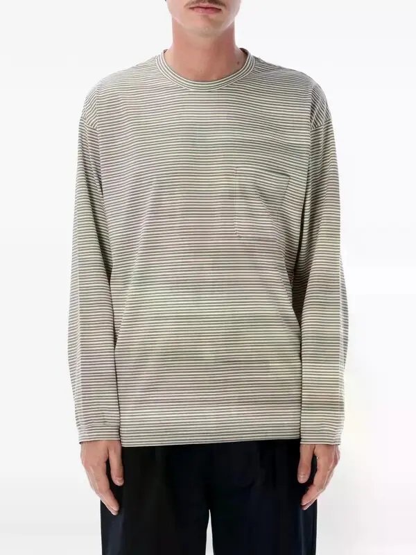 STILL BY HAND Striped Long-sleeve T-shirt
