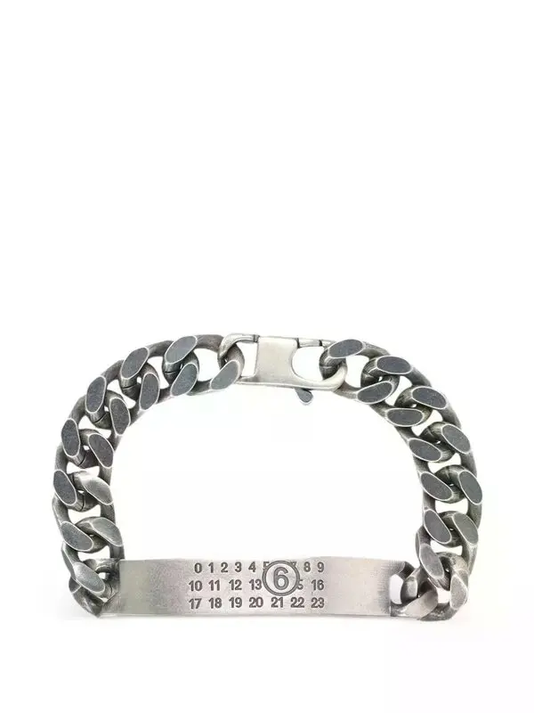 MAISON MARGIELA Tone Curb Link Bracelet - Silver