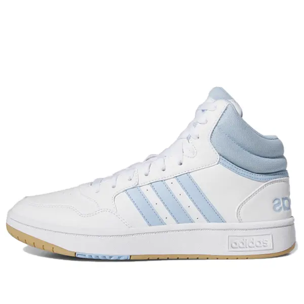 Adidas Hoops 3.0 Mid Sneakers - Cloud White/clear Sky/gum