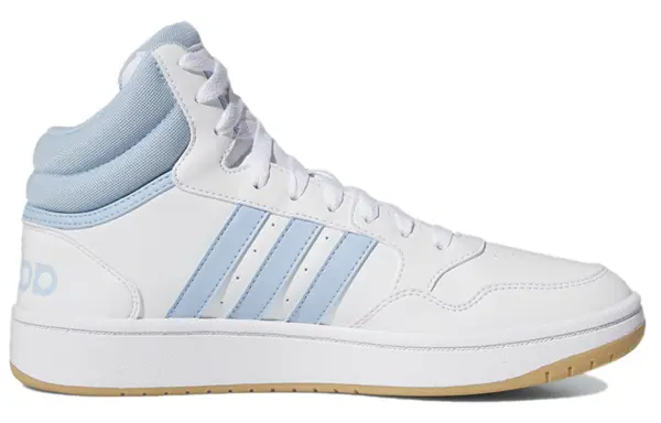 Adidas Hoops 3.0 Mid Sneakers - Cloud White/clear Sky/gum