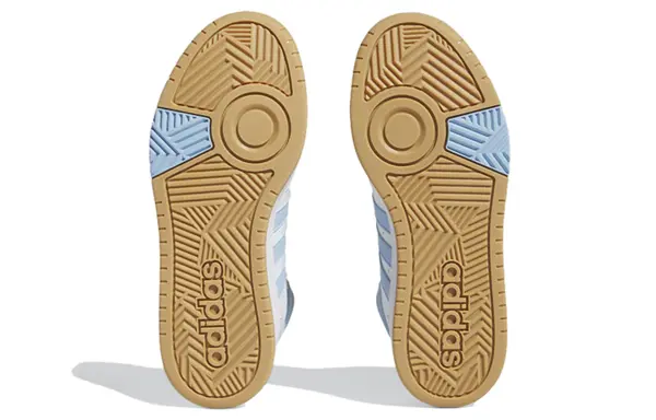 Adidas Hoops 3.0 Mid Sneakers - Cloud White/clear Sky/gum