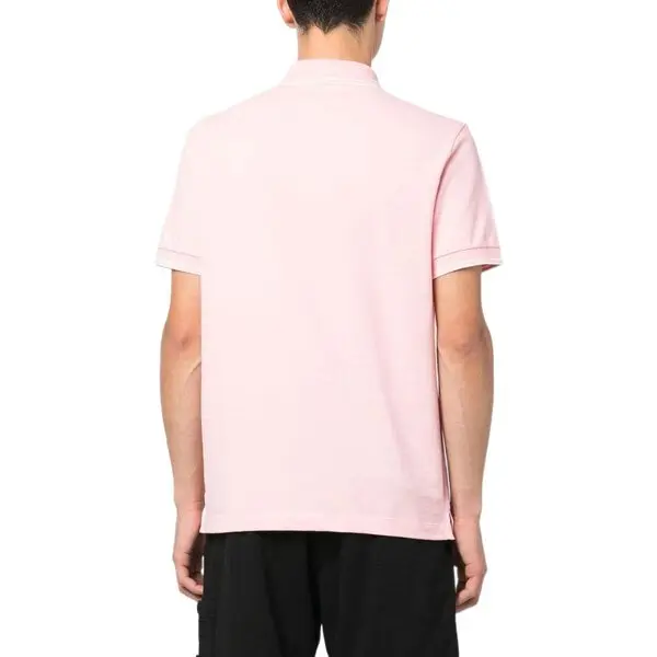 Stone Island Patch Polo Shirt - Pink