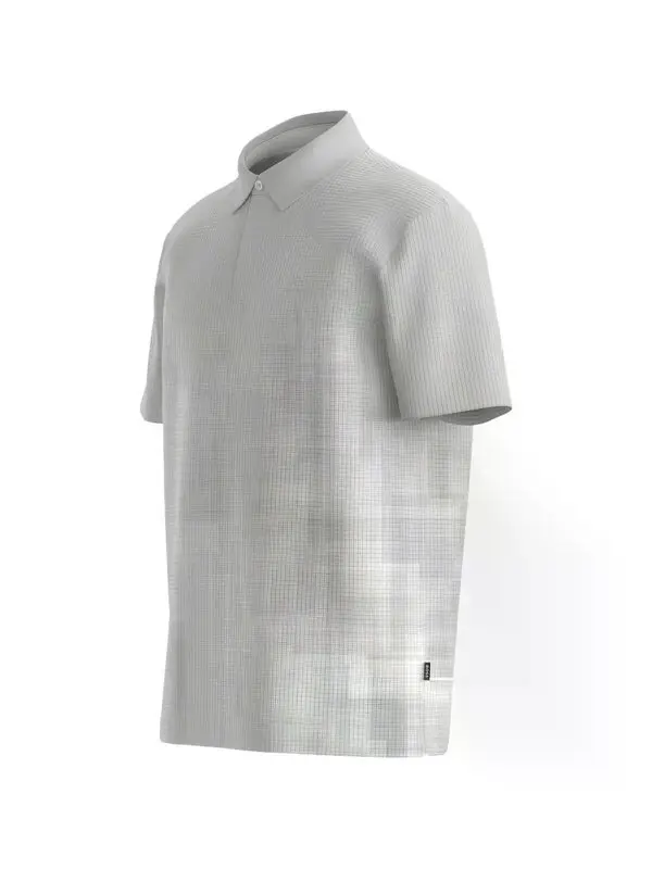BOSS Textured Logo-patch Polo Shirt