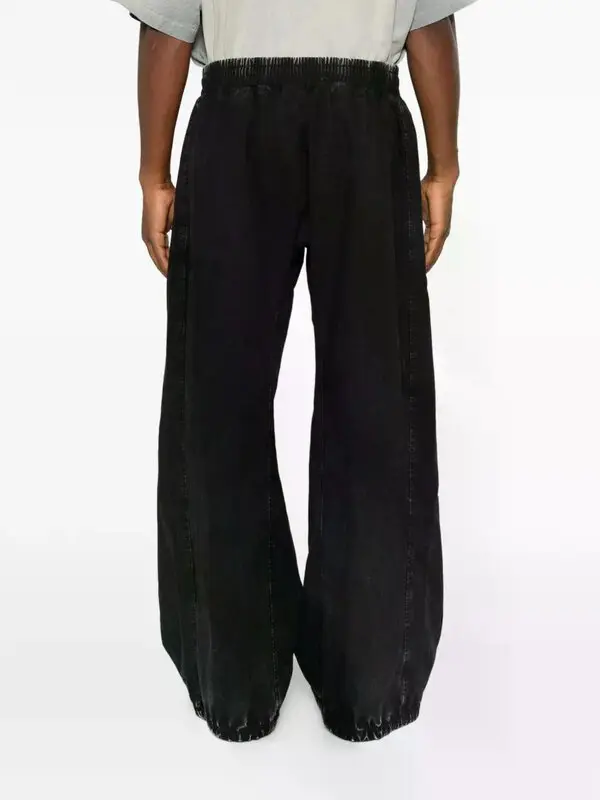 RIVINGTON ROI REBIS Logo-patch Side-stripe Cotton Track Pants