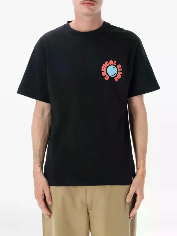 THE CRITICAL SLIDE SOCIETY Resin Drop Graphic-print T-shirt - Black