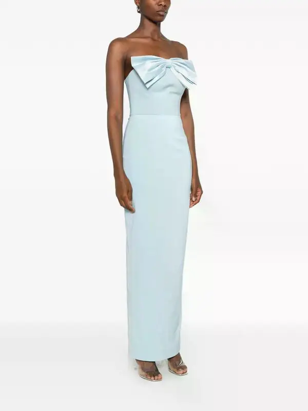 LEEN MOUGHRABI Leen Mougrhabi Angelique Strapless Maxi Dress