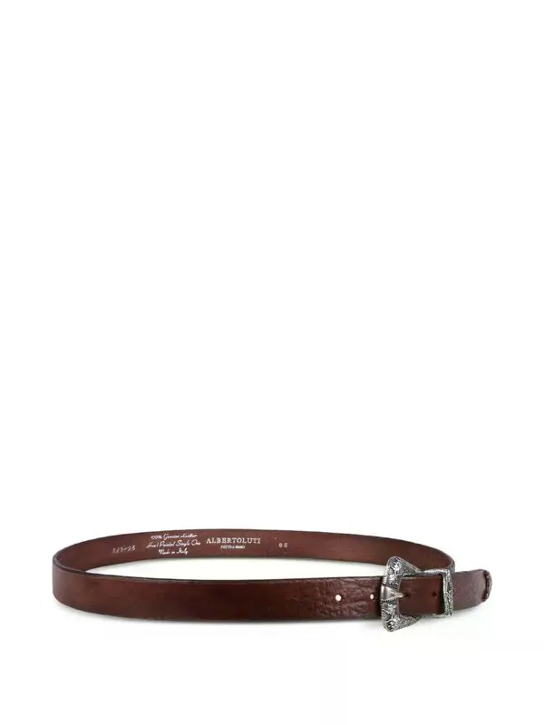 ALBERTO LUTI Engraved Western-style Belt
