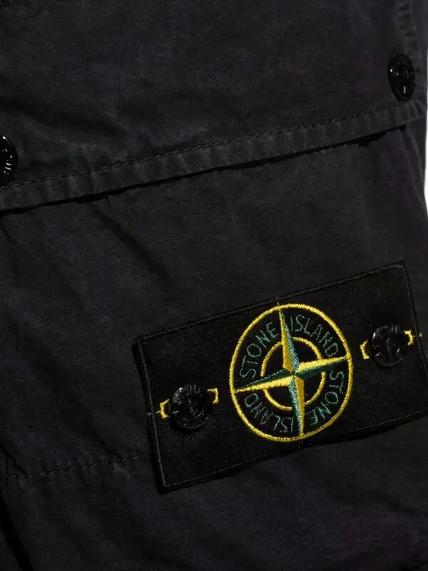 Stone Island Logo-patch Cargo Shorts