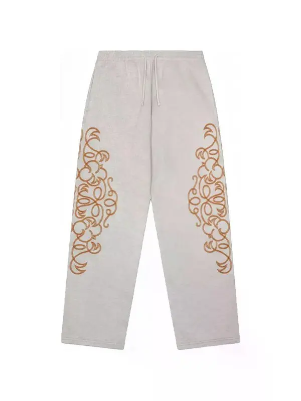 DENIM TEARS Embroidered Track Pants - Grey