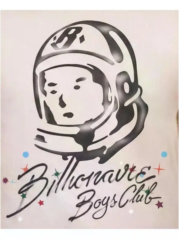 BILLIONAIRE BOYS CLUB Helmet Graphic-print T-shirt - Neutrals
