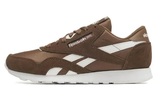 REEBOK Classic Nylon Sneakers - Brown/white