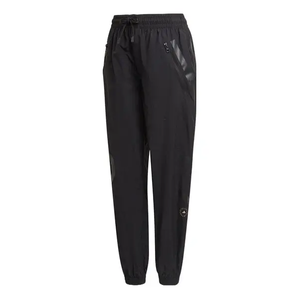 Adidas By Stella Mccartney Woven Jogger Pants - Black