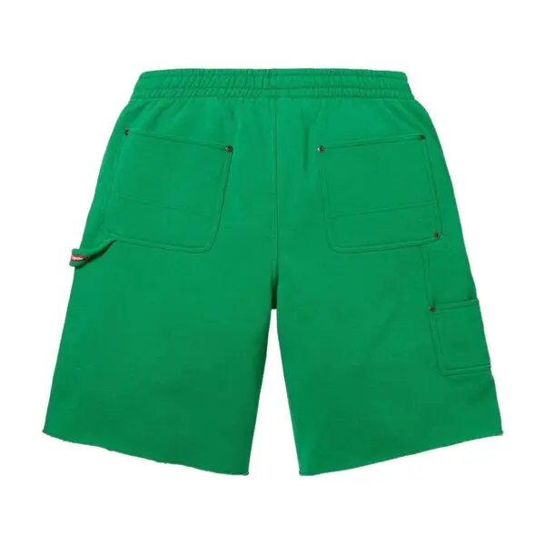 Supreme Ss26 Double Knee Painter Sweatshort - Green