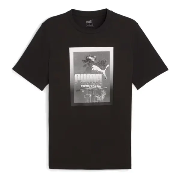 PUMA Graphics Photoprint T-shirt - Black