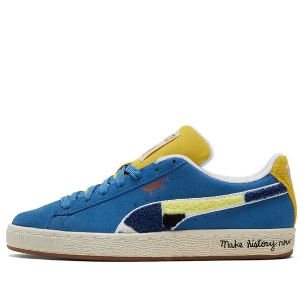 PUMA Suede Classic "star Sapphire" Black Fives Collaboration - Blue/yellow/white