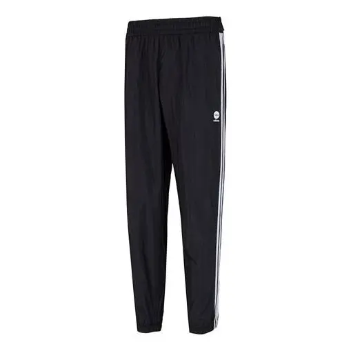 Adidas Neo Stripe Logo Woven Bundle Feet Casual Sports Pants/trousers/joggers Autumn Black - Multi-color